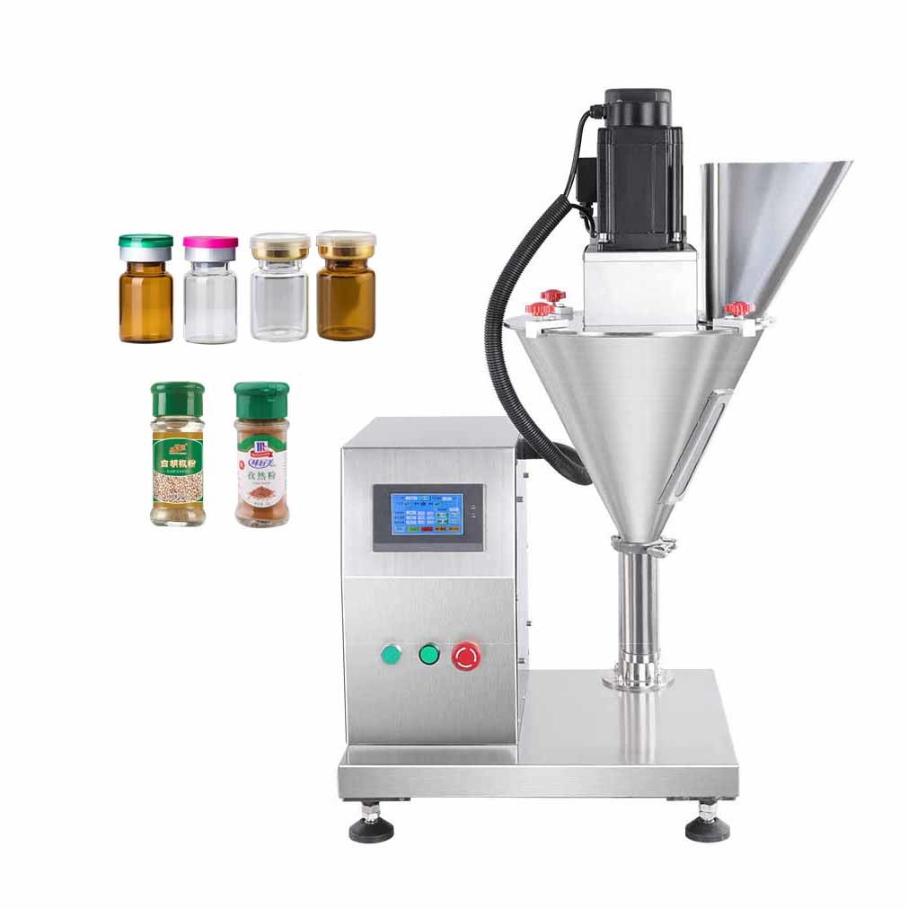 SM-50S Semi-automatic Desktop Milk Powder Filler Electric Powder Auger ...