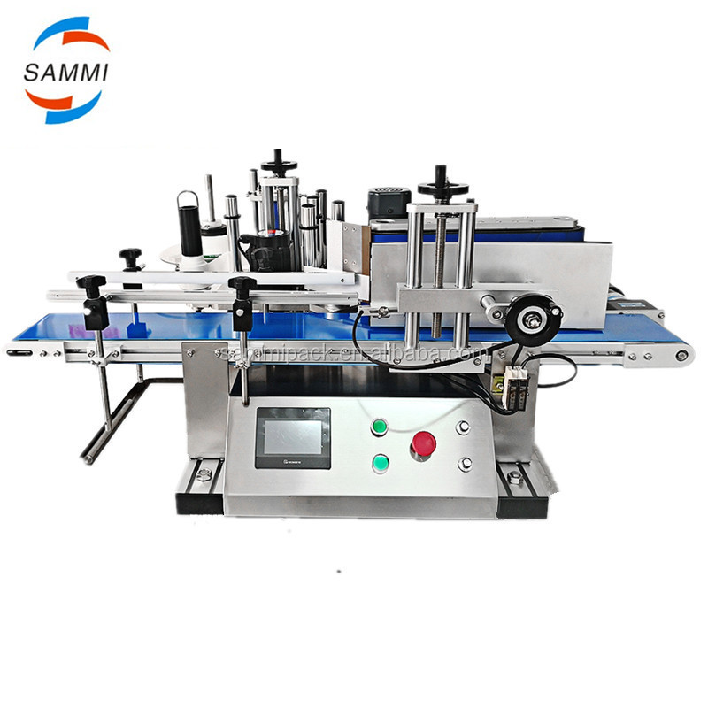 Automatic Round Bottle Labeler with PLC Touch Screen and Compact Design ...